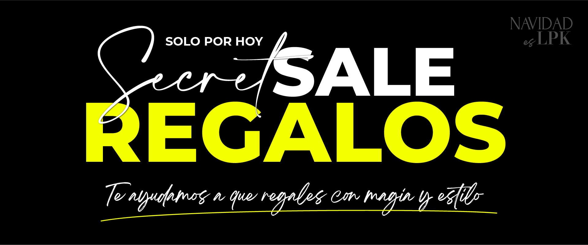 SECRET SALE